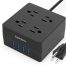 Superdanny Desktop Surge Protector and USB Charging Station | Gadgetsin